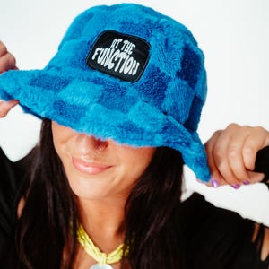 Fuzzy Bucket Hat / EDM Festival Bucket Hat / Unisex Rave Bucket Hat - Etsy