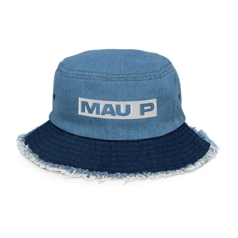 Mau P Denim Bucket Hat / Mau P Hat / Mau P Merch / House Music Bucket ...