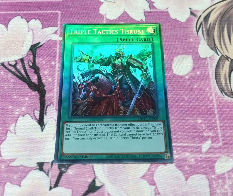 Proxy Triple Tactics Thrust PHHY-EN069 Super Ultra Gold Ghost Orica Yugioh - Etsy