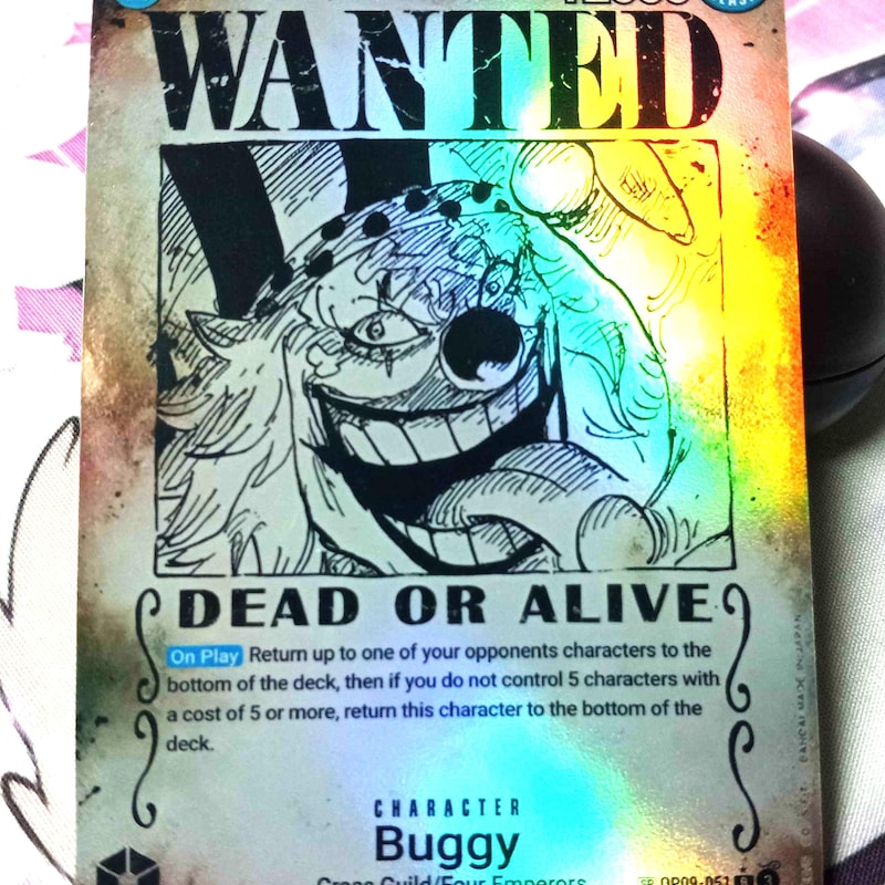 One Piece Buggy Wanted Poster - Etsy