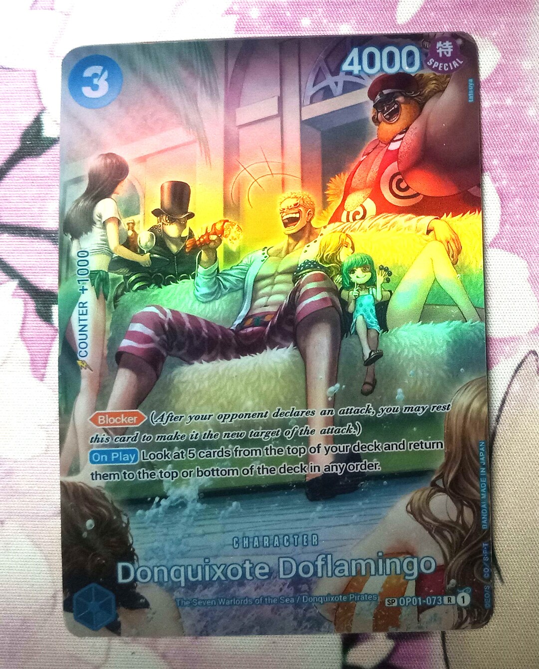 Proxy Donquixote Doflamingo OP01-073 Alt Art SP One Piece - Etsy