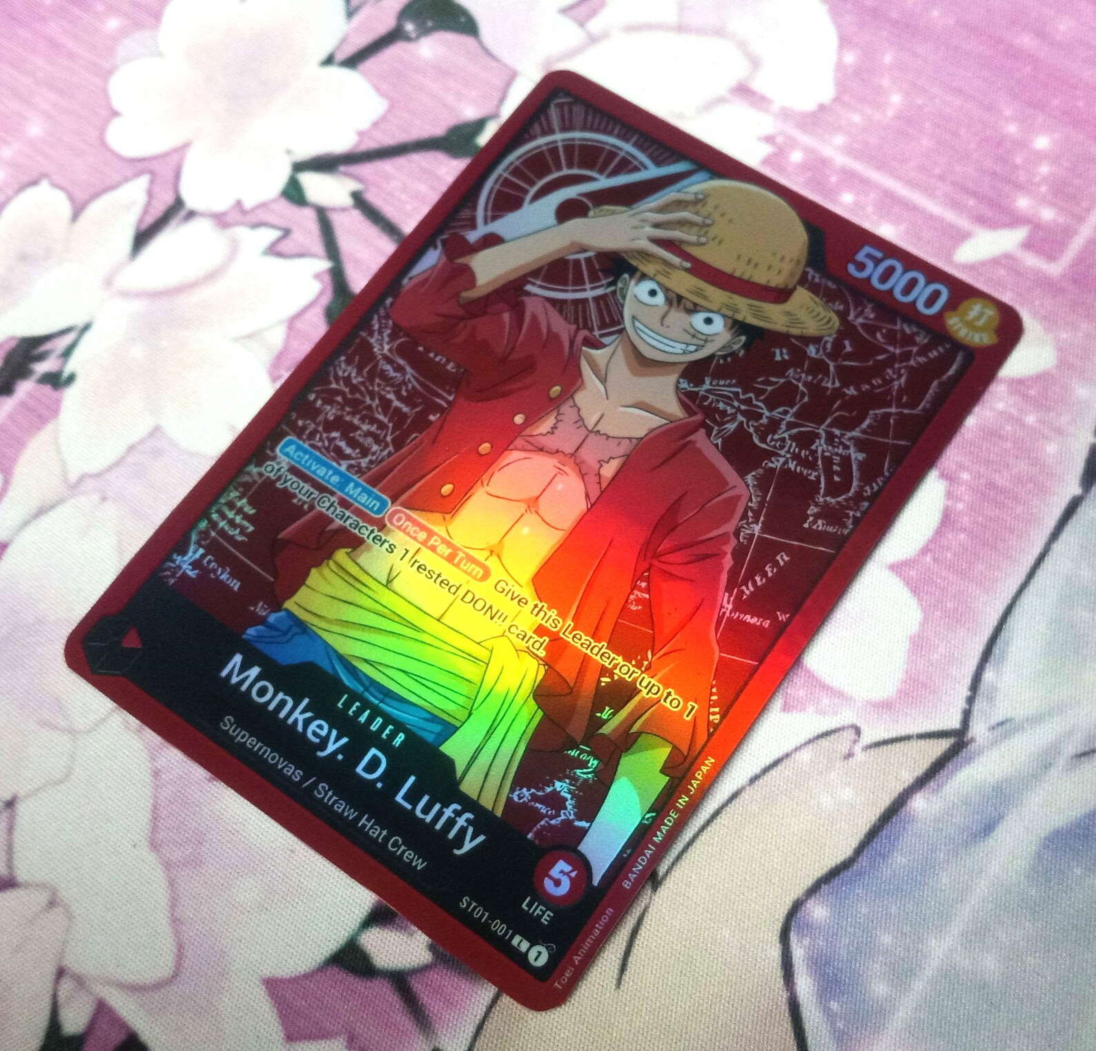 Proxy Monkey D Luffy ST01-001 Alt Art Parallel Promo One Piece - Etsy