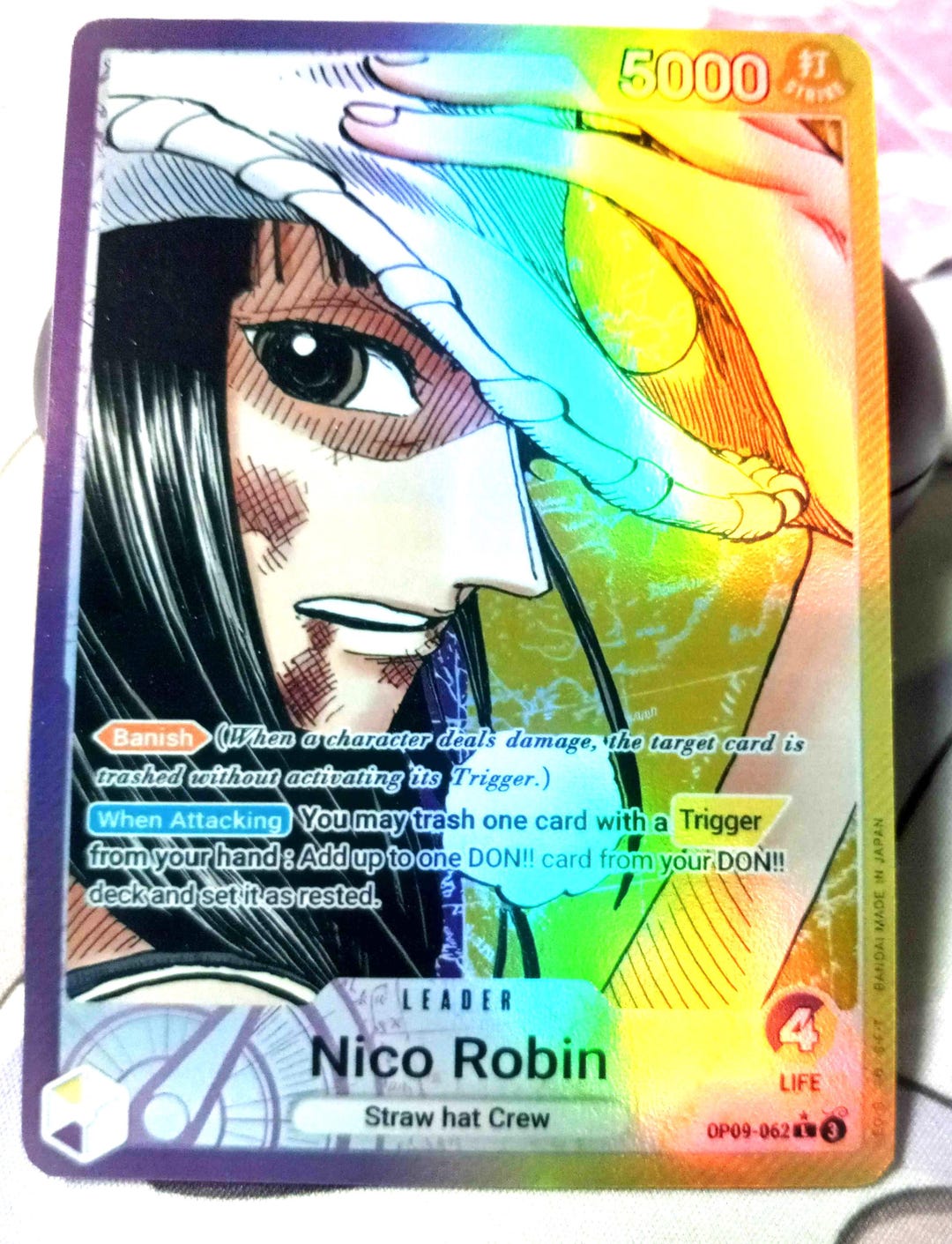 Nico Robin OP09-062 Leader Proxy One Piece Card Game - Etsy