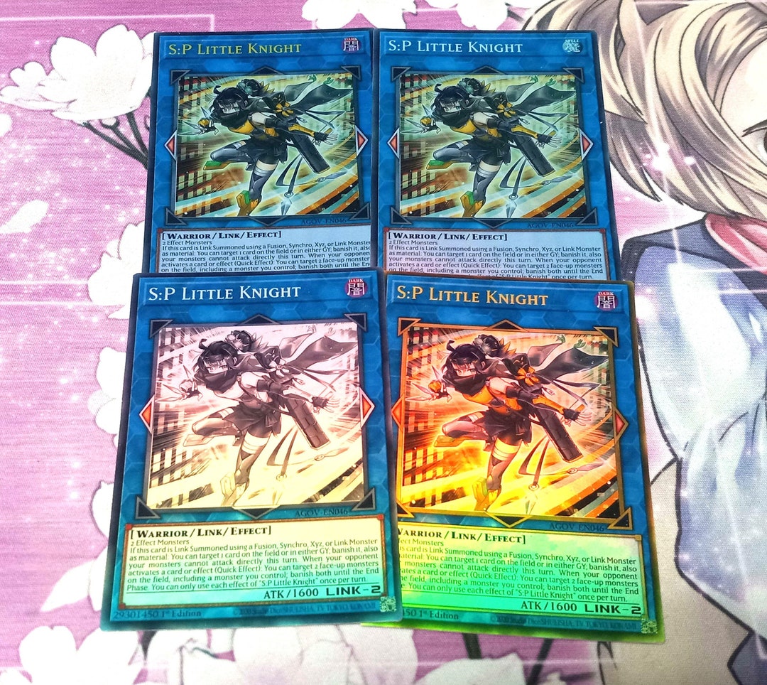 Proxy S:P Little Knight AGOV-EN046 Super Ultra Gold Ghost Orica Yugioh ...