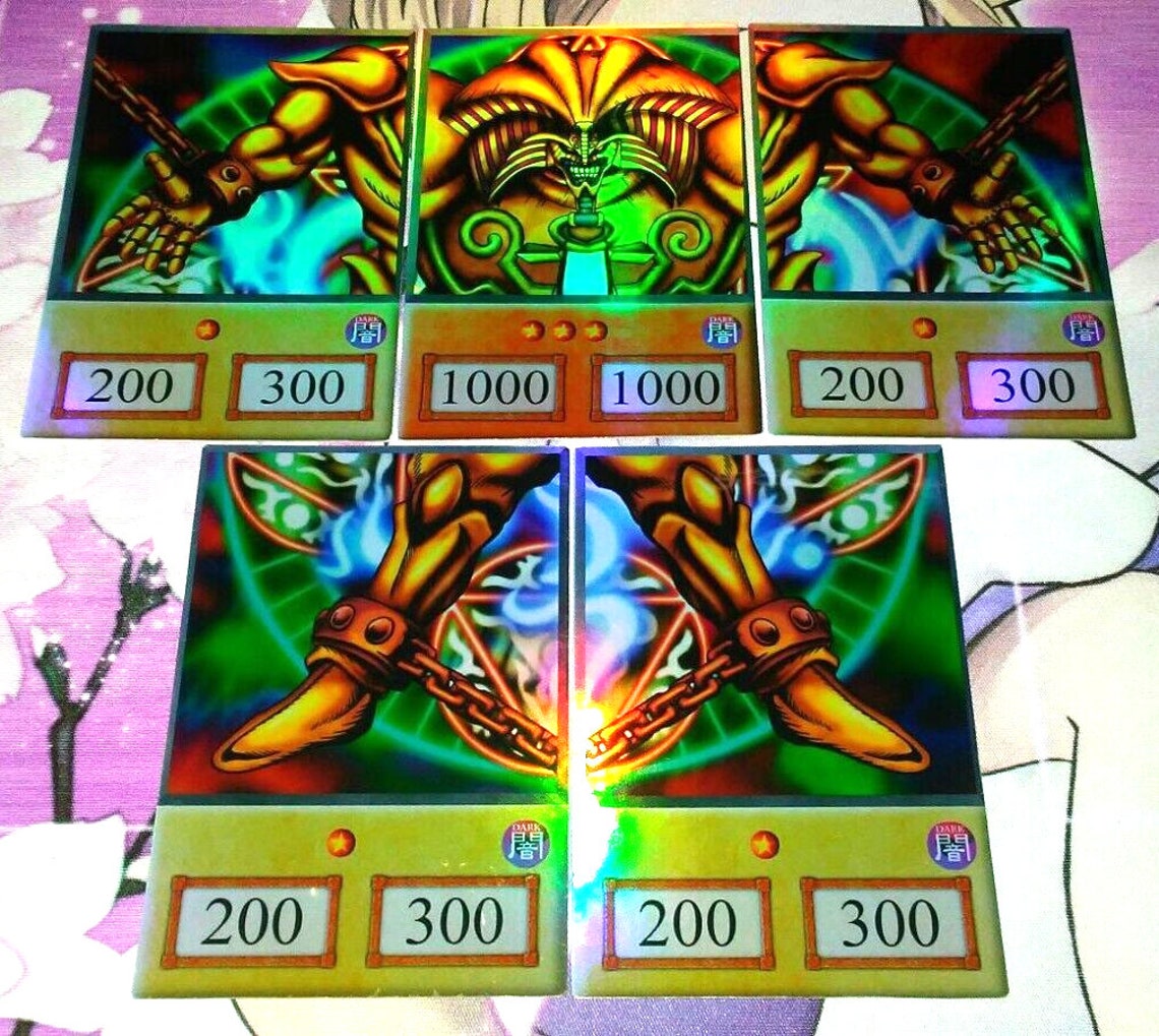 Exodia Forbidden One Set 4kids Edition Holo Yugioh - Etsy