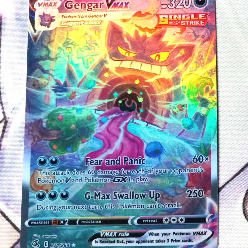 Gengar Alt Art Vmax - Etsy