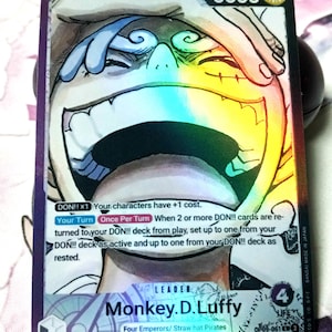 Monkey D Luffy OP09-061 Proxy One Piece Card Game - Etsy