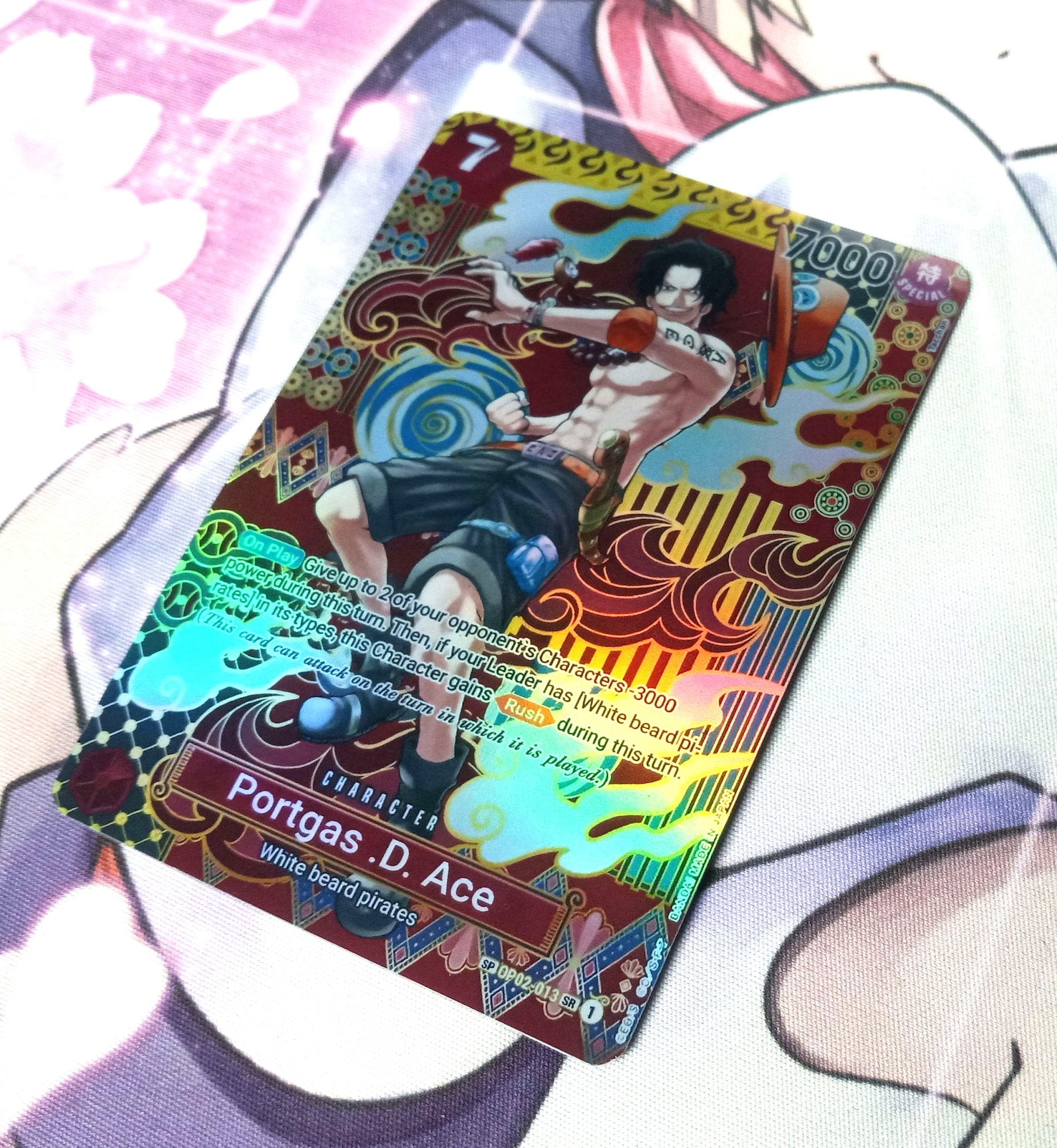 Proxy Portgas D Ace OP02-013 Alt Art SP One Piece - Etsy