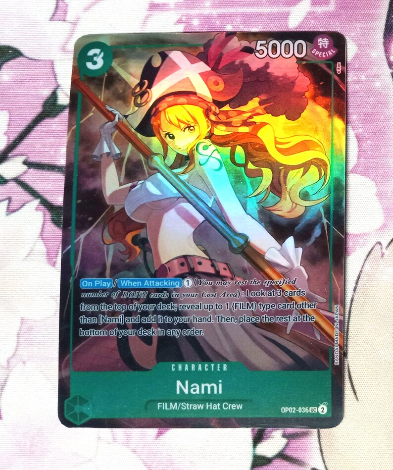 Proxy Nami OP02-036 Alt Art One Piece - Etsy