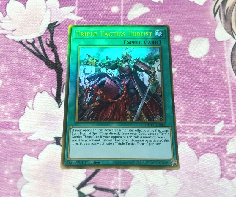 Proxy Triple Tactics Thrust PHHY-EN069 Super Ultra Gold Ghost Orica Yugioh - Etsy