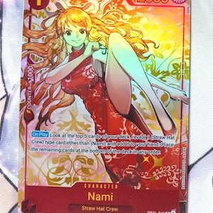 Proxy Nami OP01-016 Alt Art Chinese Promo One Piece - Etsy