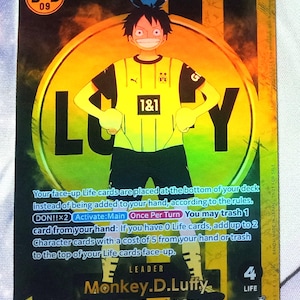 Monkey D Luffy ST13-003 Alt Art One Piece - Etsy
