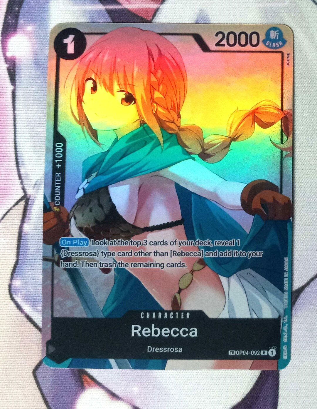 Proxy Rebecca OP04-092 Alt Art Promo One Piece - Etsy