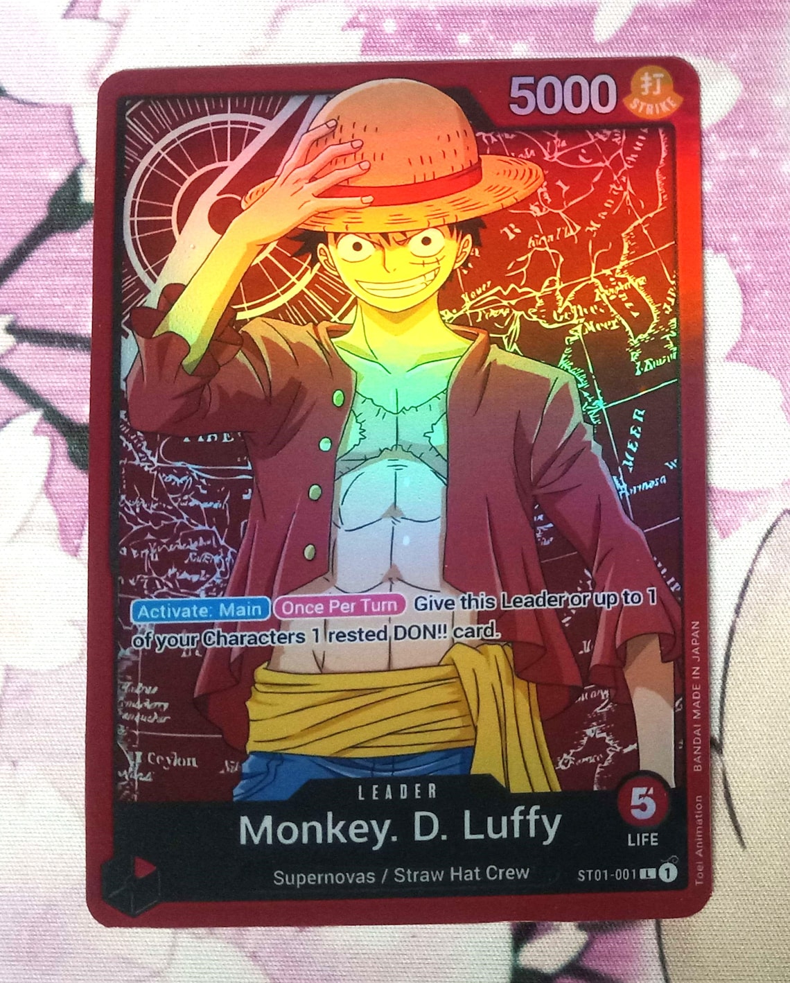 Proxy Monkey D Luffy ST01-001 Alt Art Parallel Promo One Piece - Etsy