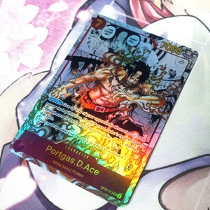Proxy Portgas D Ace OP02-013 Manga Rare One Piece - Etsy