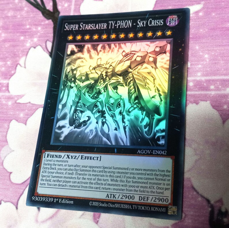 Proxy Super Starslayer Ty-phon Sky Crisis AGOV-EN042 Super Ultra Gold ...