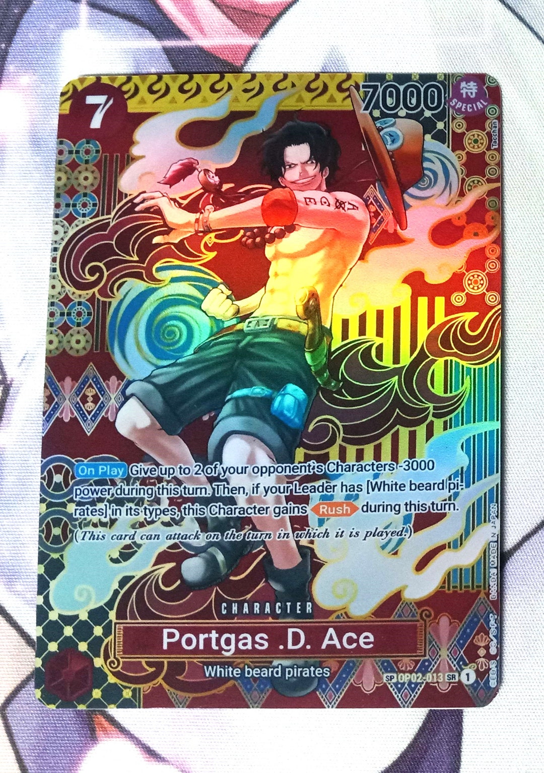 Proxy Portgas D Ace OP02-013 Alt Art SP One Piece - Etsy
