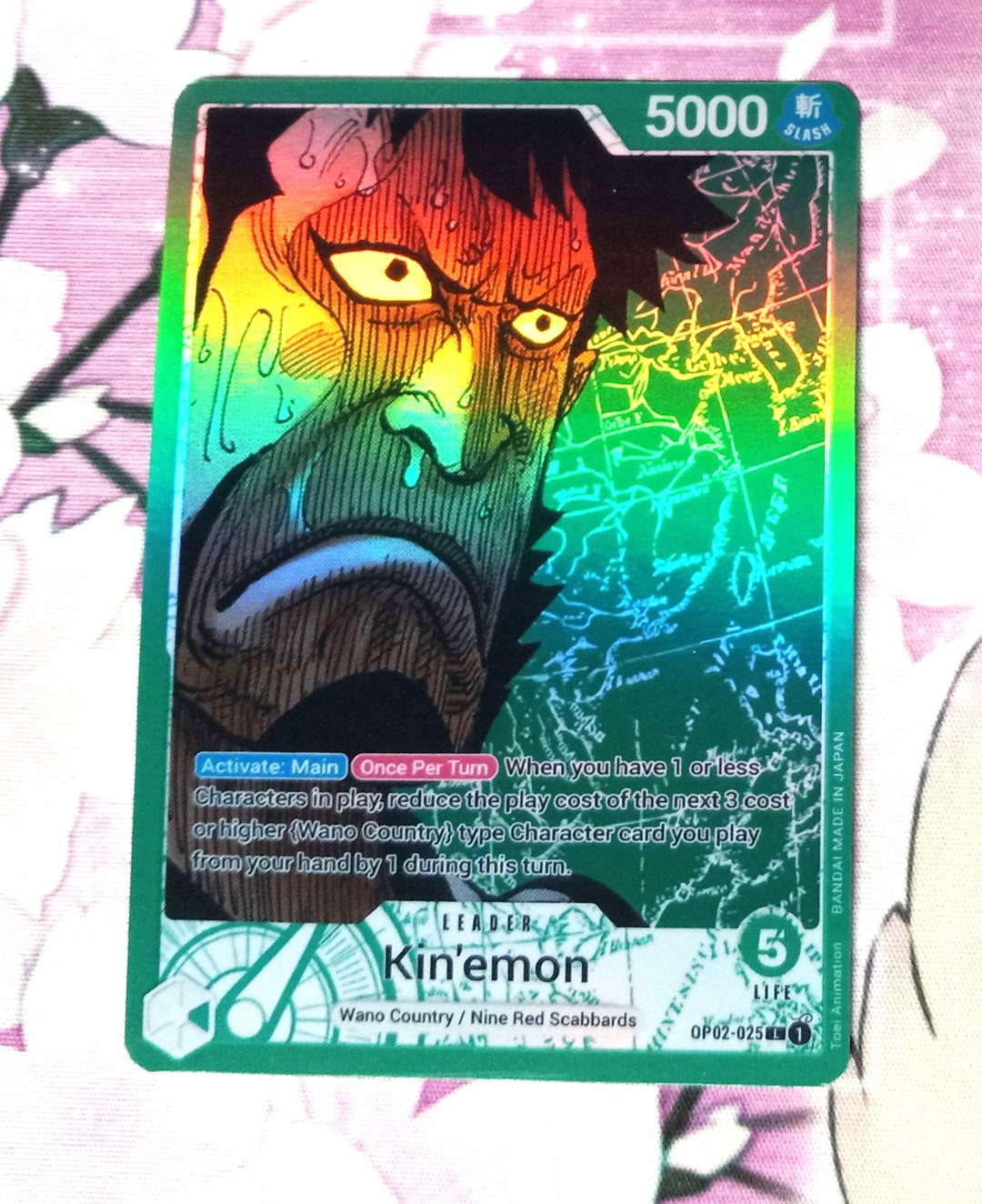 Proxy Kinnemon Kin'emon OP02-025 Alt Art One Piece - Etsy