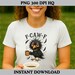 Funny Coffee Crow Viral | F-CAW-F Cartoon Crow PNG Digital Download ...