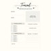Bucket List Digital Simple Printable Planner, Travel Bucket List, Book ...