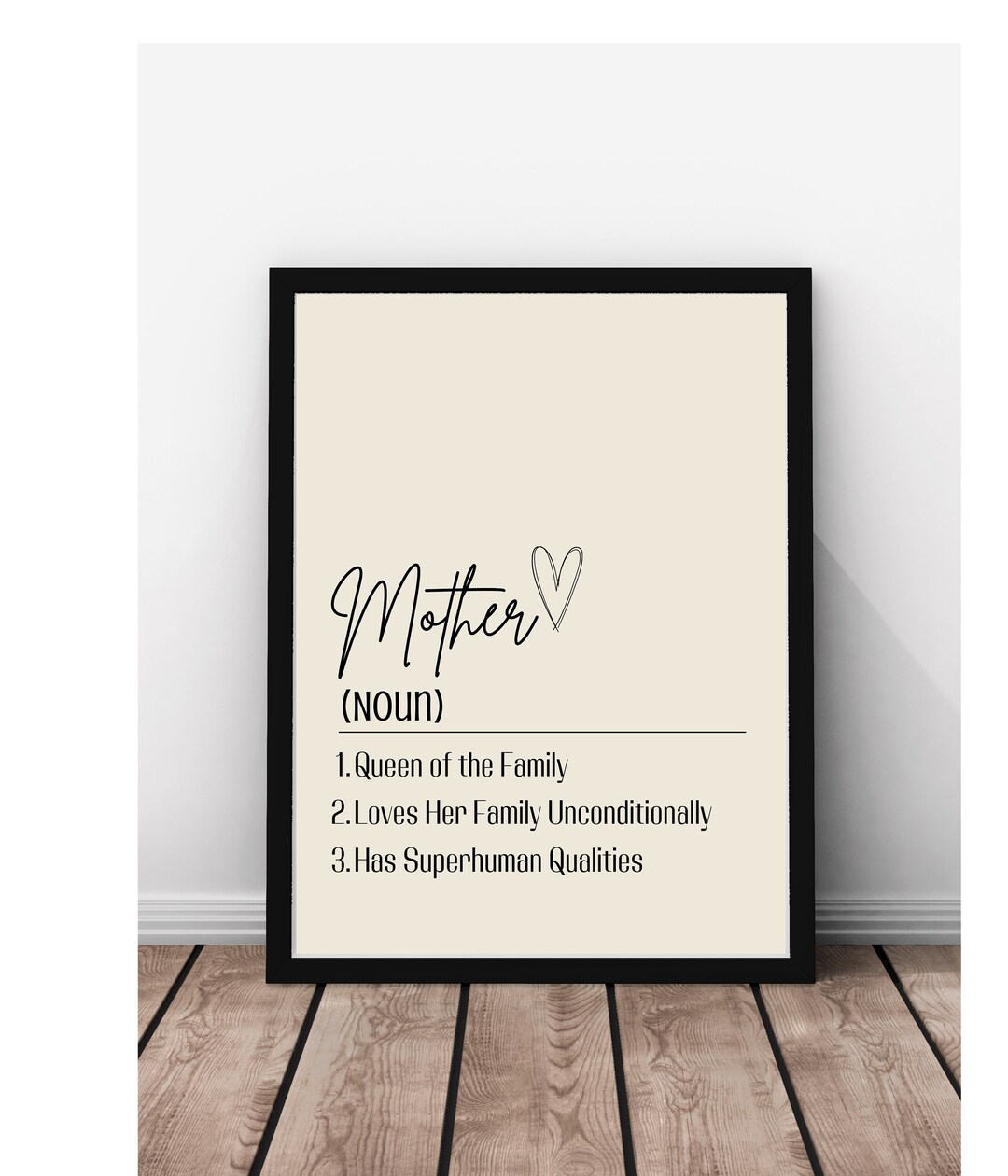 Mother Definition Printable Wall Art, Mothers Day Gift, Gift for Mom ...