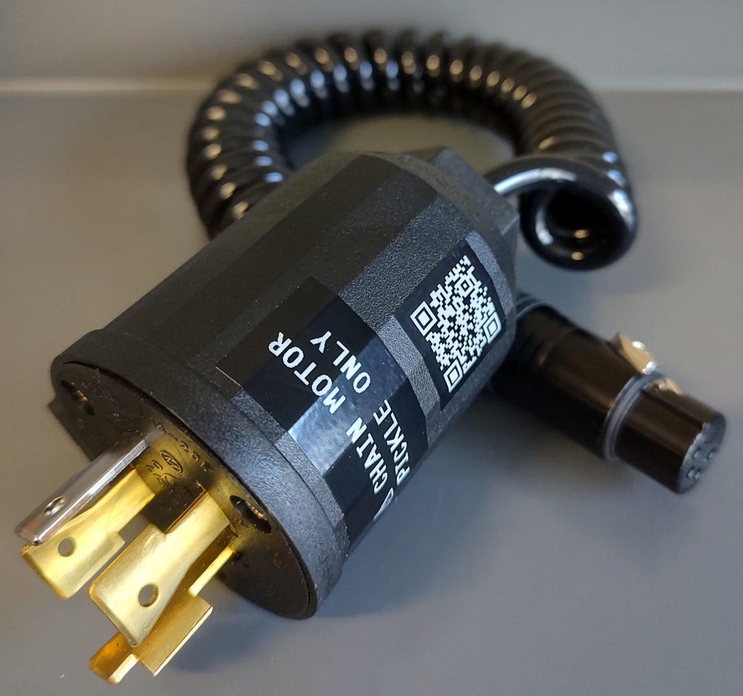 4 Pin XLR to L14-20 Chain Motor Pickle Adapter Cable - Etsy