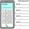 Learn Phone Number Printable for Kids, Kindergarten Skills Printable ...