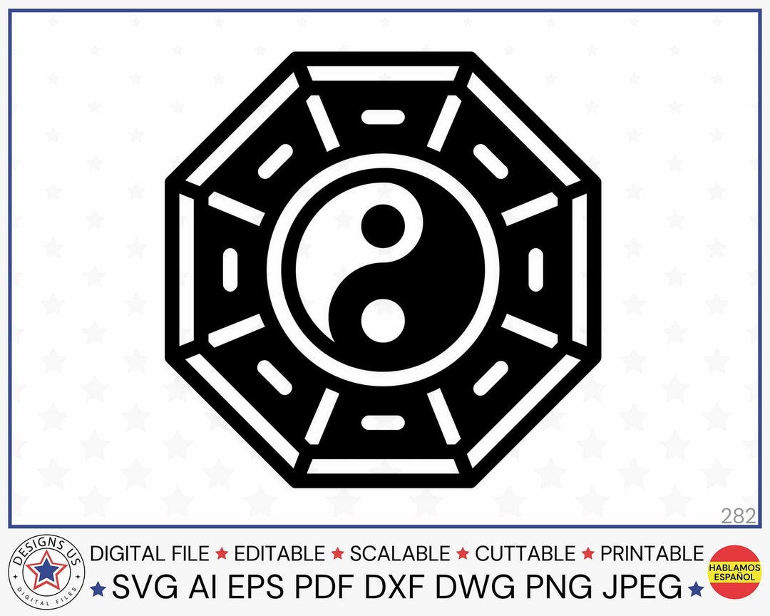 YIN YANG SVG Symbol Yin Yang Layered Vector Yin Yang Png Chinese ...