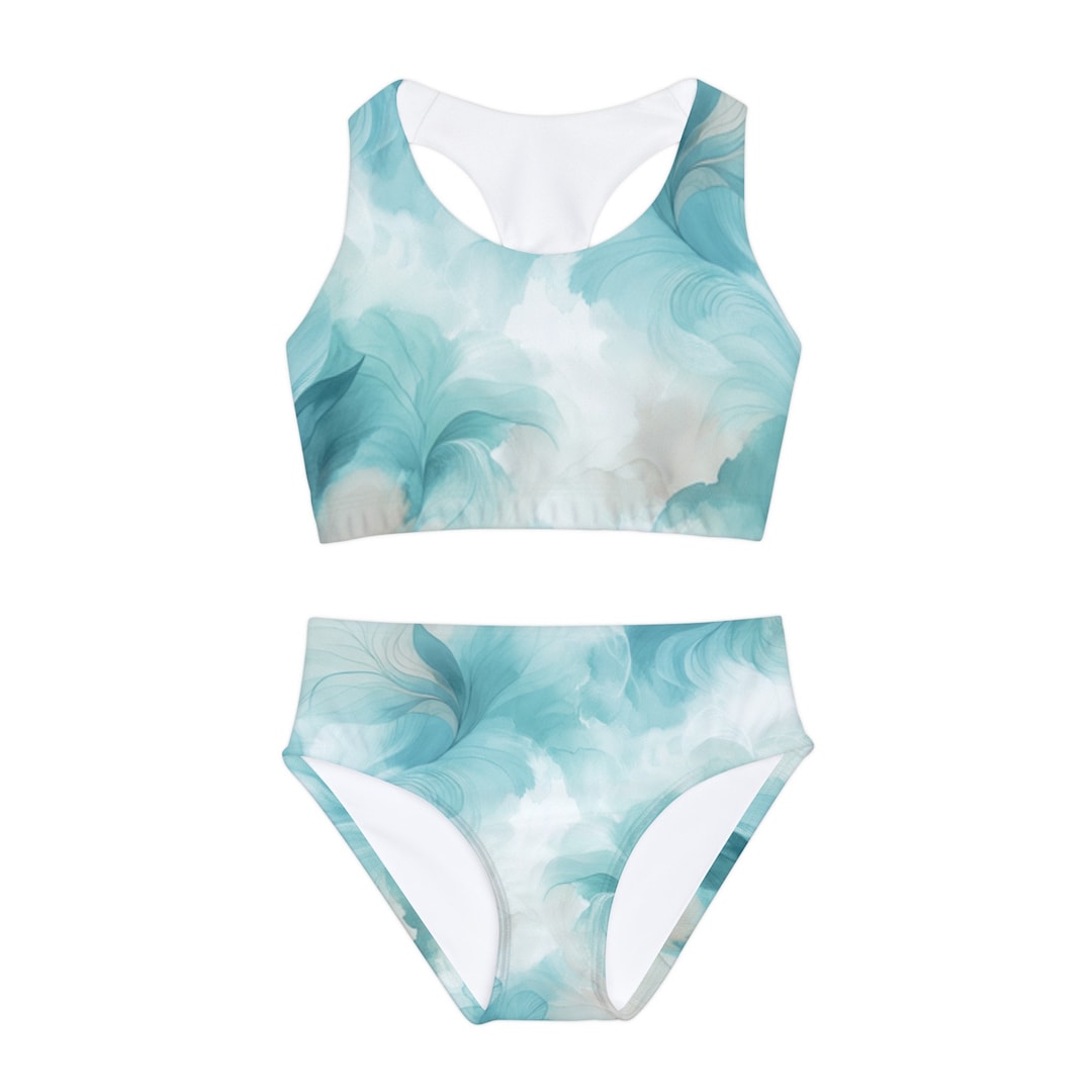 Adorable 2 Piece Bathing Suits Set for Girls Beach Ready - Etsy