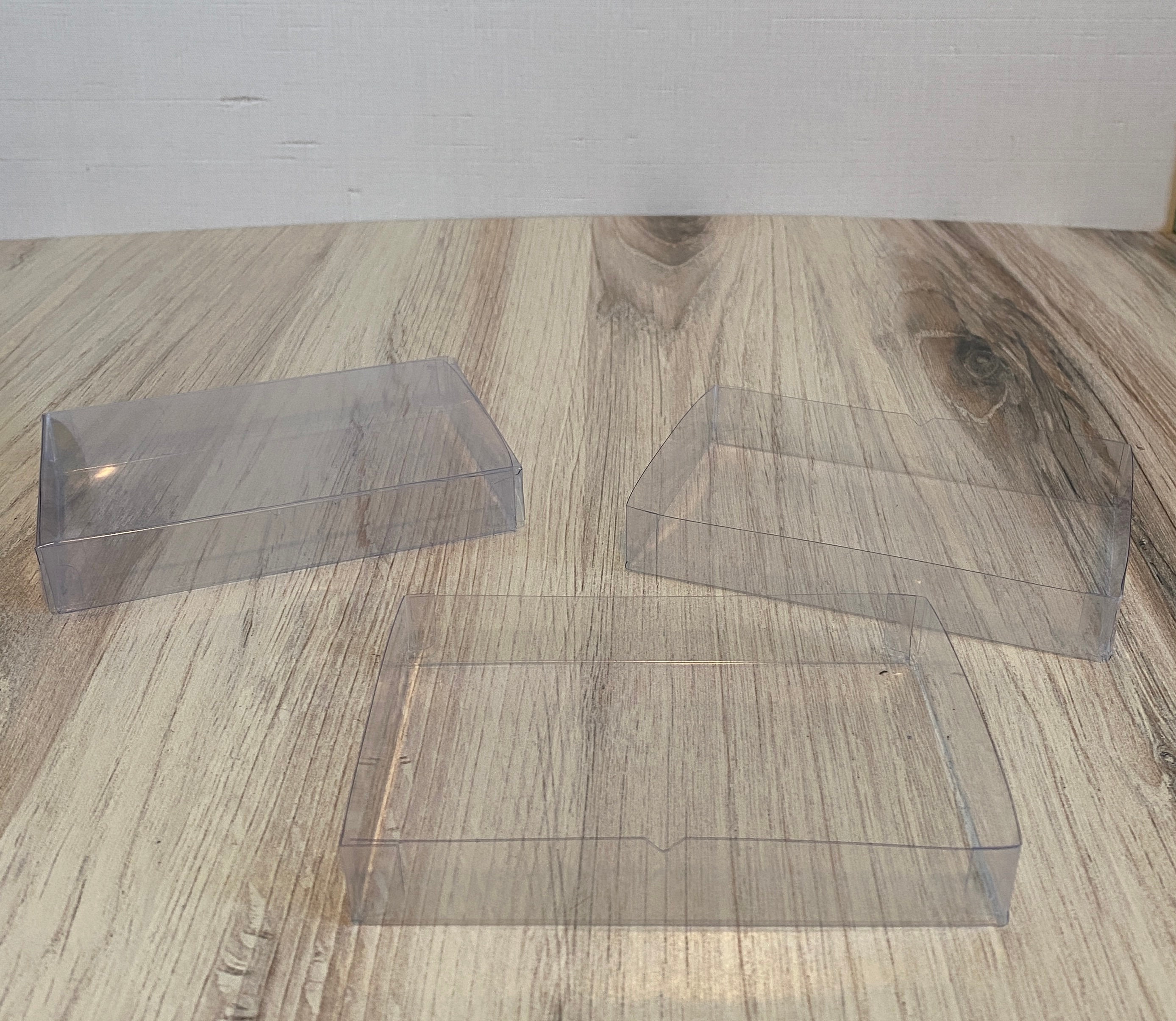 Set of 12 Clear Tea Light Boxes - Set of 12 Clear Boxes - 12 Acetate ...