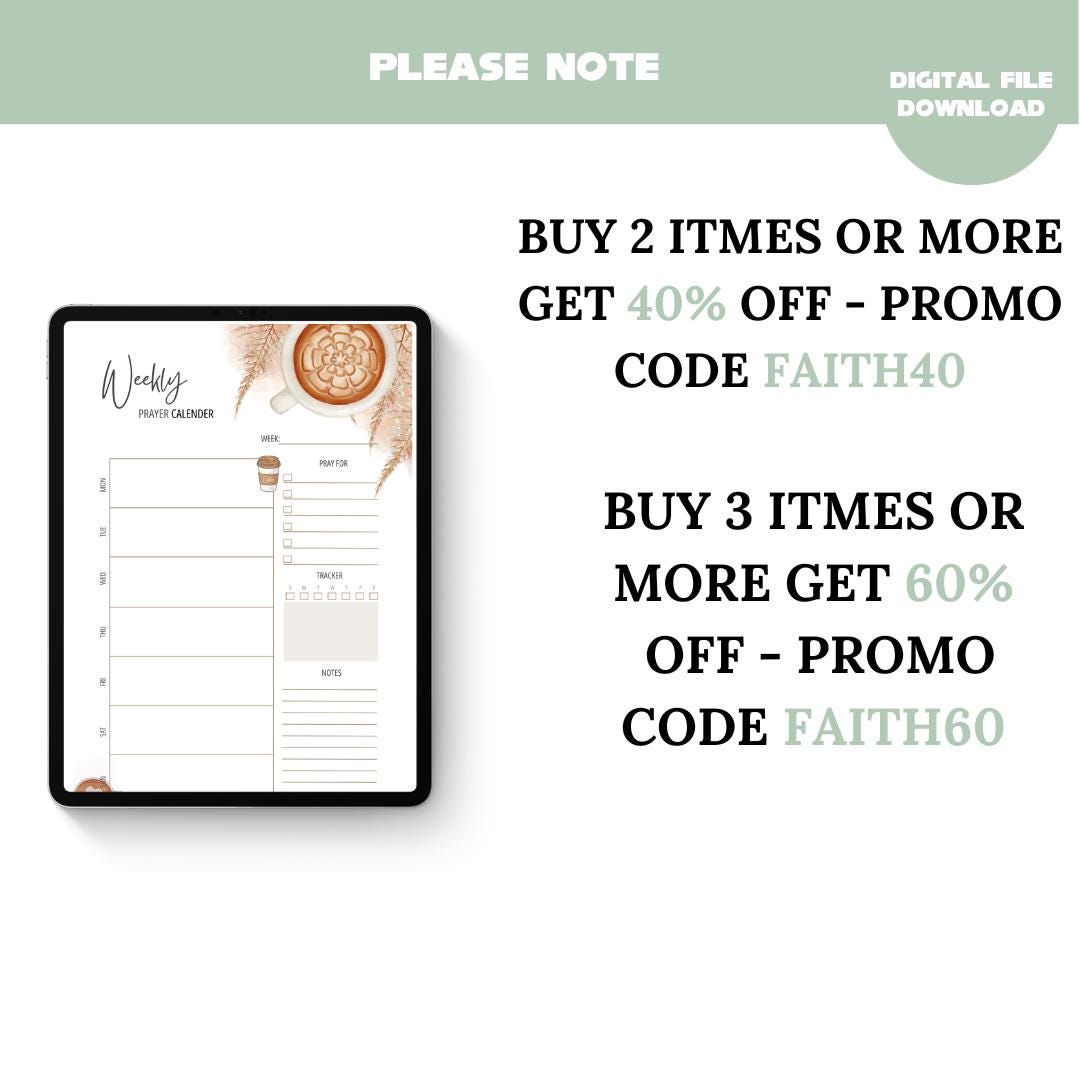 Daily Digital Planner Faith Journal Printable Prayer Journal Goodnotes ...