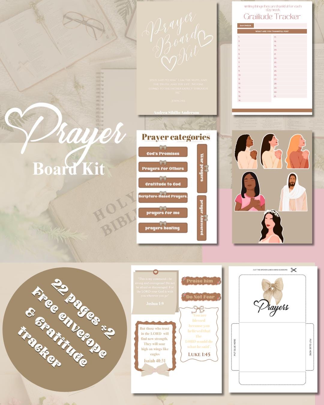 Prayer Board Kit 2025, Printable Prayer Board Party Kit, Prayer ...