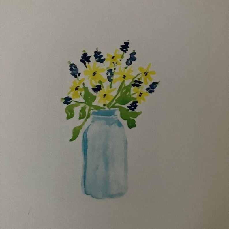 Hand-painted Watercolor Notecards - Etsy