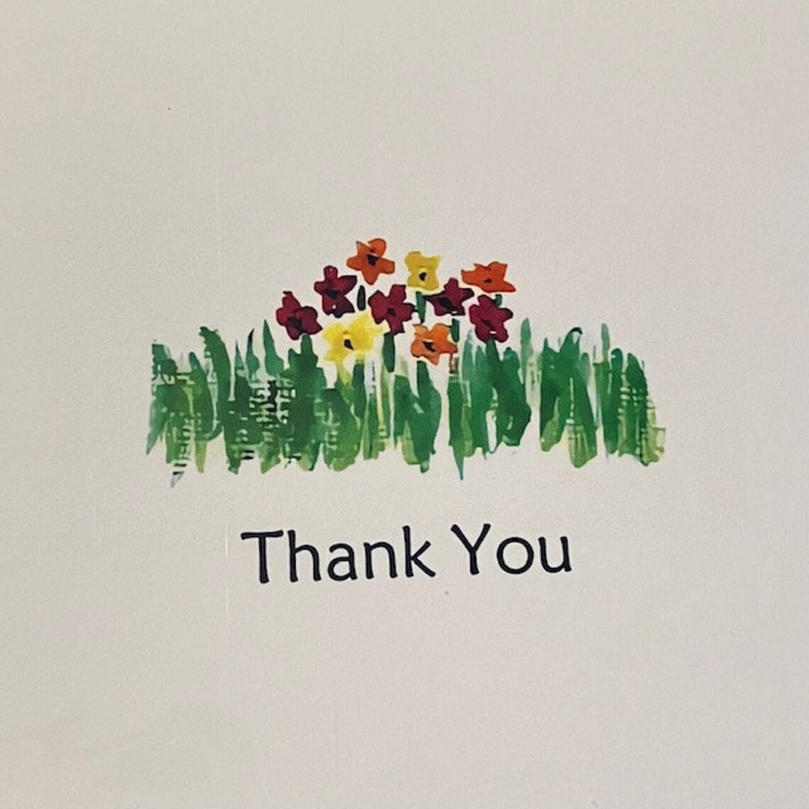 Hand-painted Watercolor Thank You Note Cards - Etsy