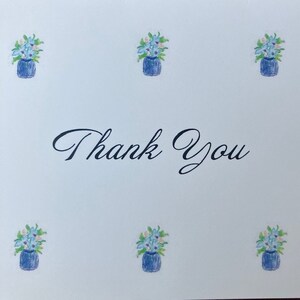 Hand-painted Watercolor THANK YOU Note Cards - Etsy