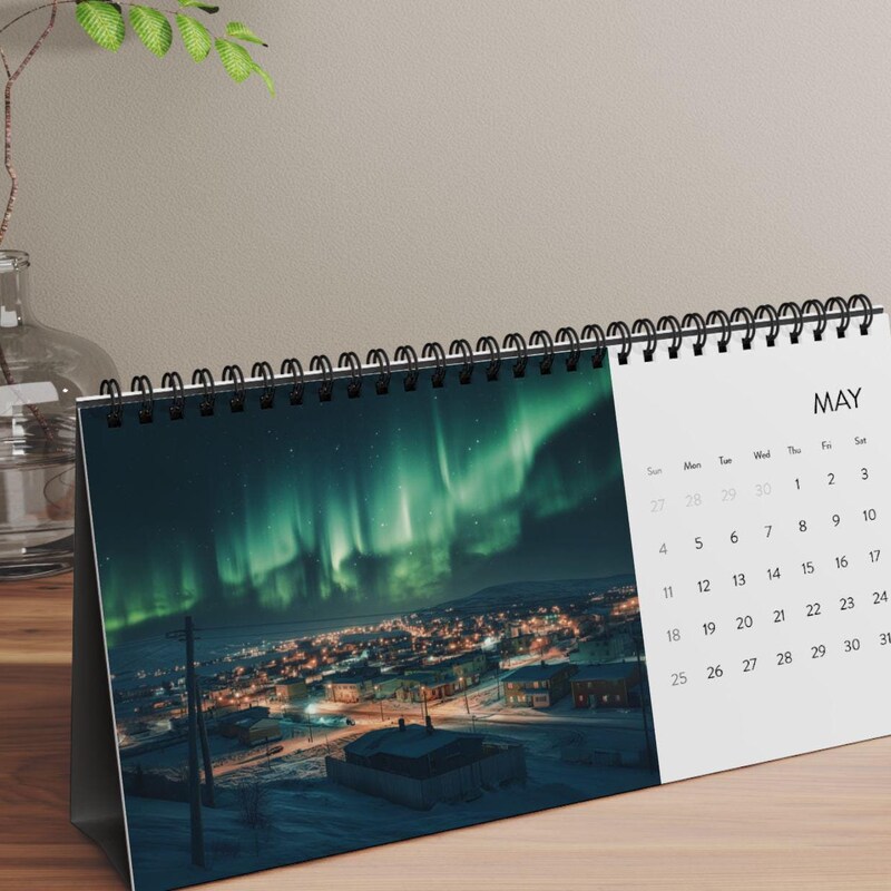 Northern Lights Calendar 2025 - Etsy