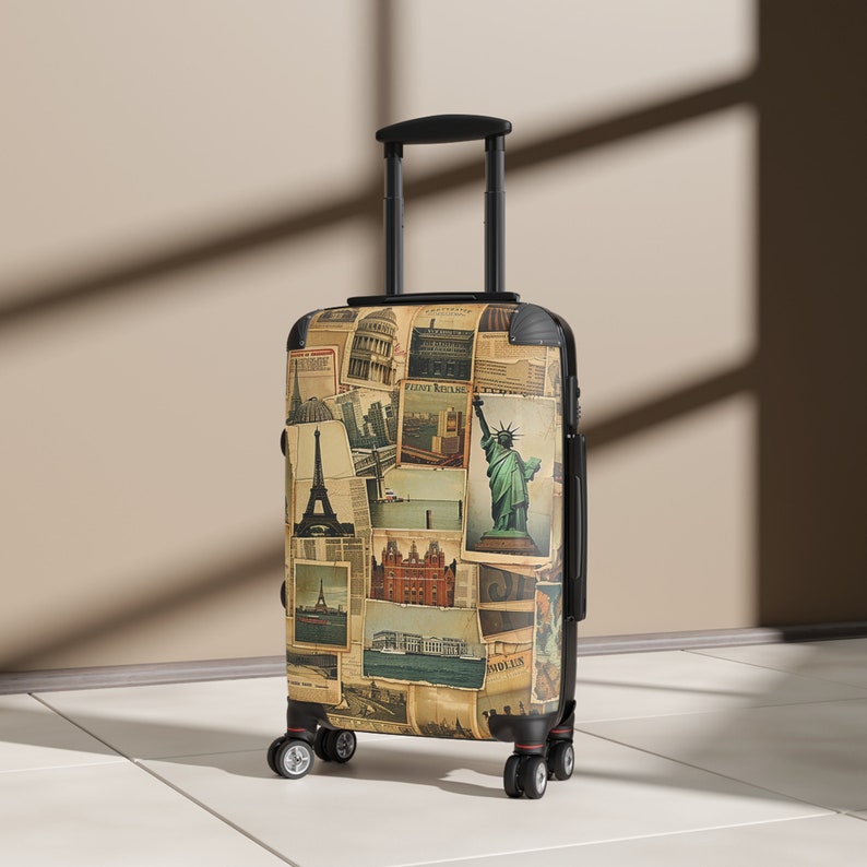Wanderlust Vintage Luggage | Vintage Suitcase | Travel Accessories - Etsy