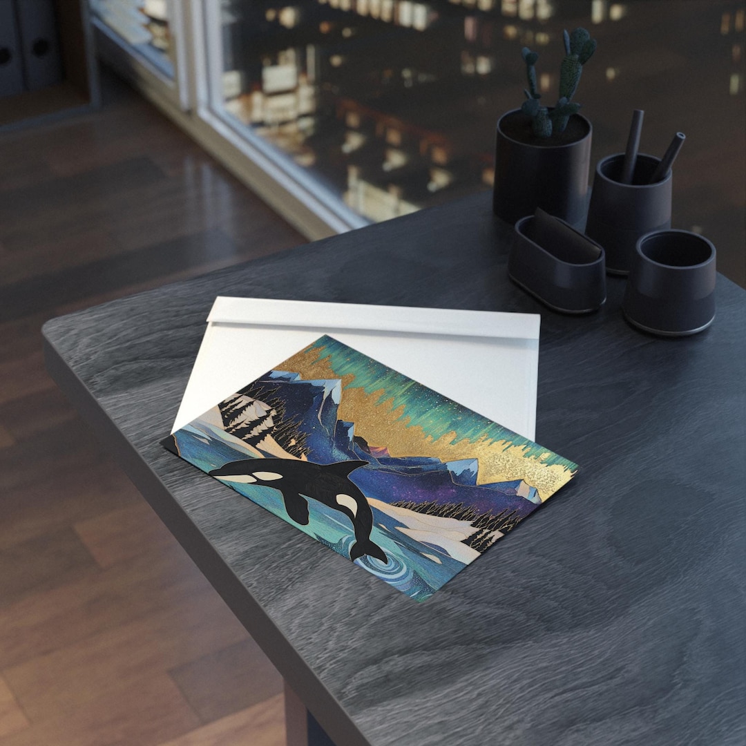 Killer Whale Orca Holiday Cards (two-sided Print) | Majestic Orca ...