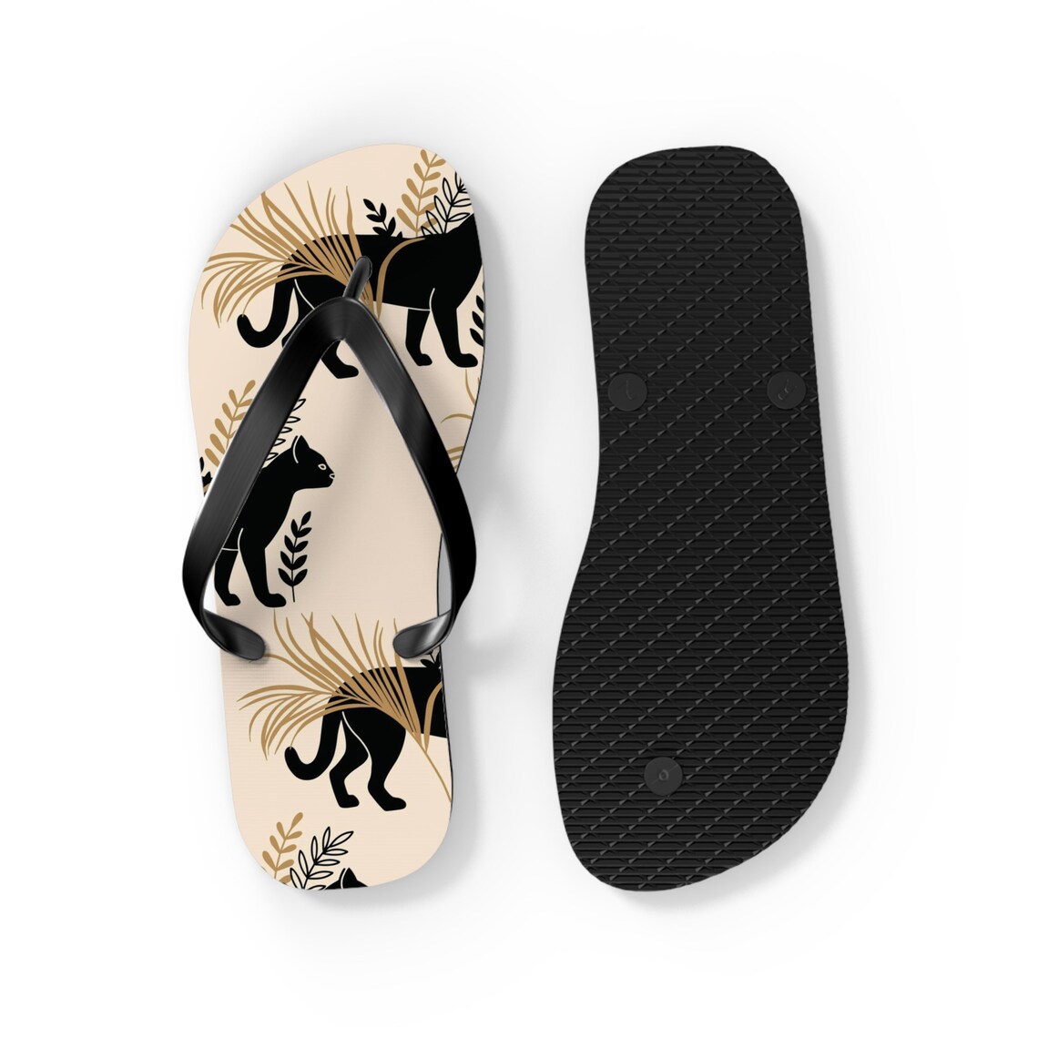 Boho Cat Flip Flops Cat Mom Flip Flops Gifts for Women Flip - Etsy