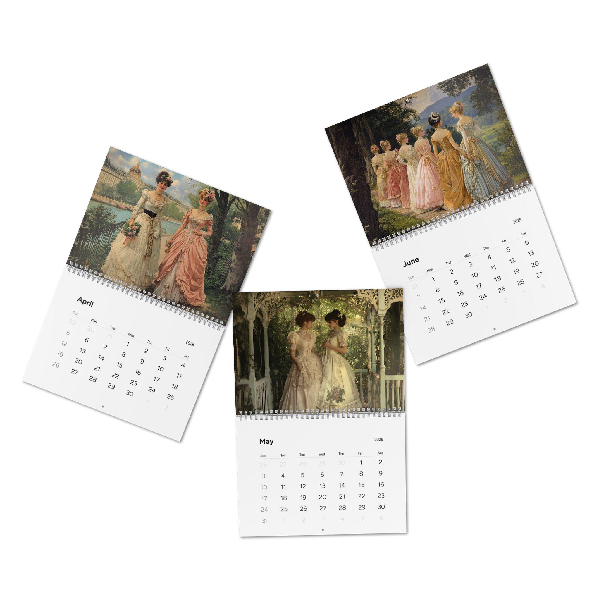 Timeless Elegance 2026 Calendar | Regency Era Art | Romantic Vintage ...
