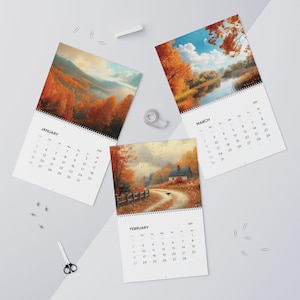2025 Autumn Wall Calendar, Capturing the Beauty of Fall All Year Long ...