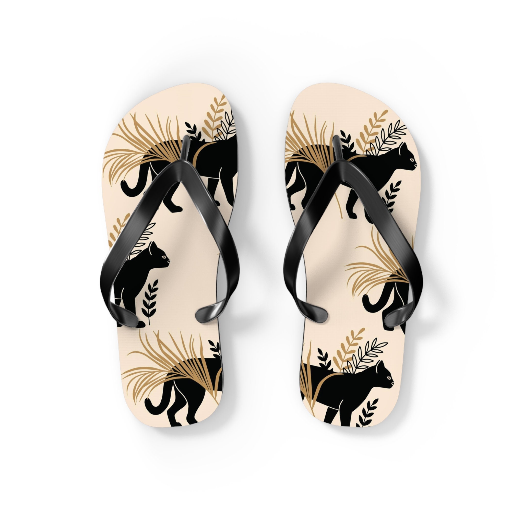 Boho Cat Flip Flops Cat Mom Flip Flops Gifts for Women Flip - Etsy