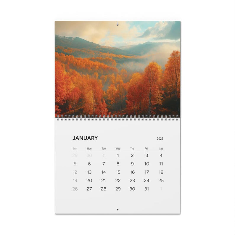 2025 Autumn Wall Calendar, Capturing the Beauty of Fall All Year Long ...