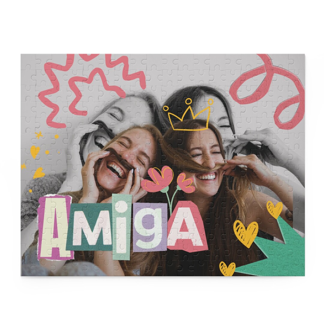 Amiga Personalized Puzzle, Custom Puzzle With You Photo, Perfect Gift ...