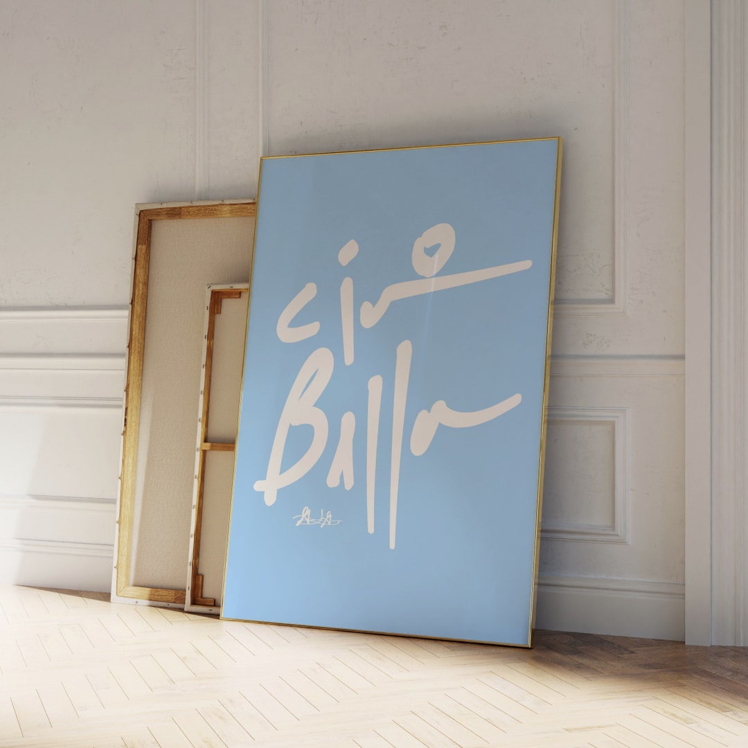 Ciao Bella Print, Mid Century Print, Aesthetic Wall Art, Bauhaus Print ...
