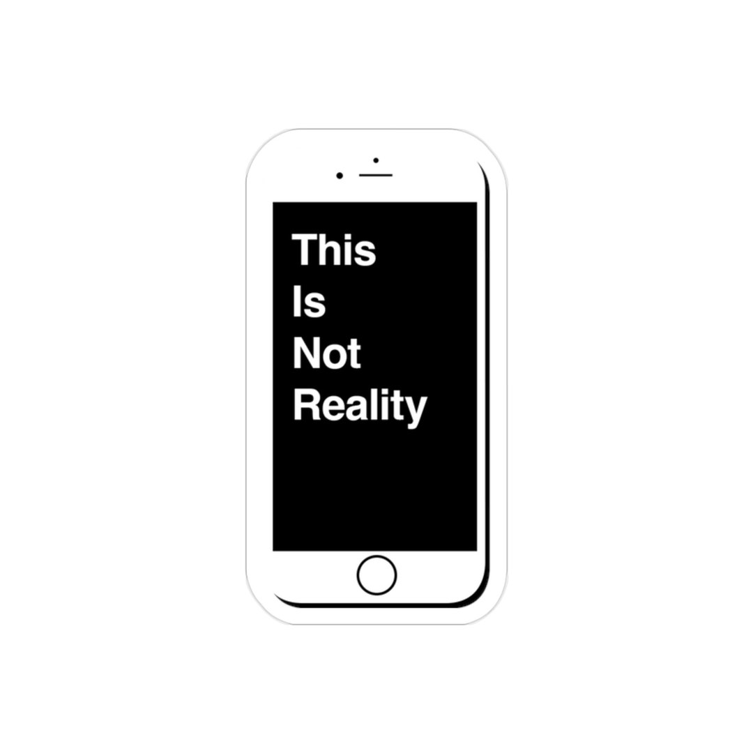 This is Not Reality Transparent Sticker Decal - Etsy
