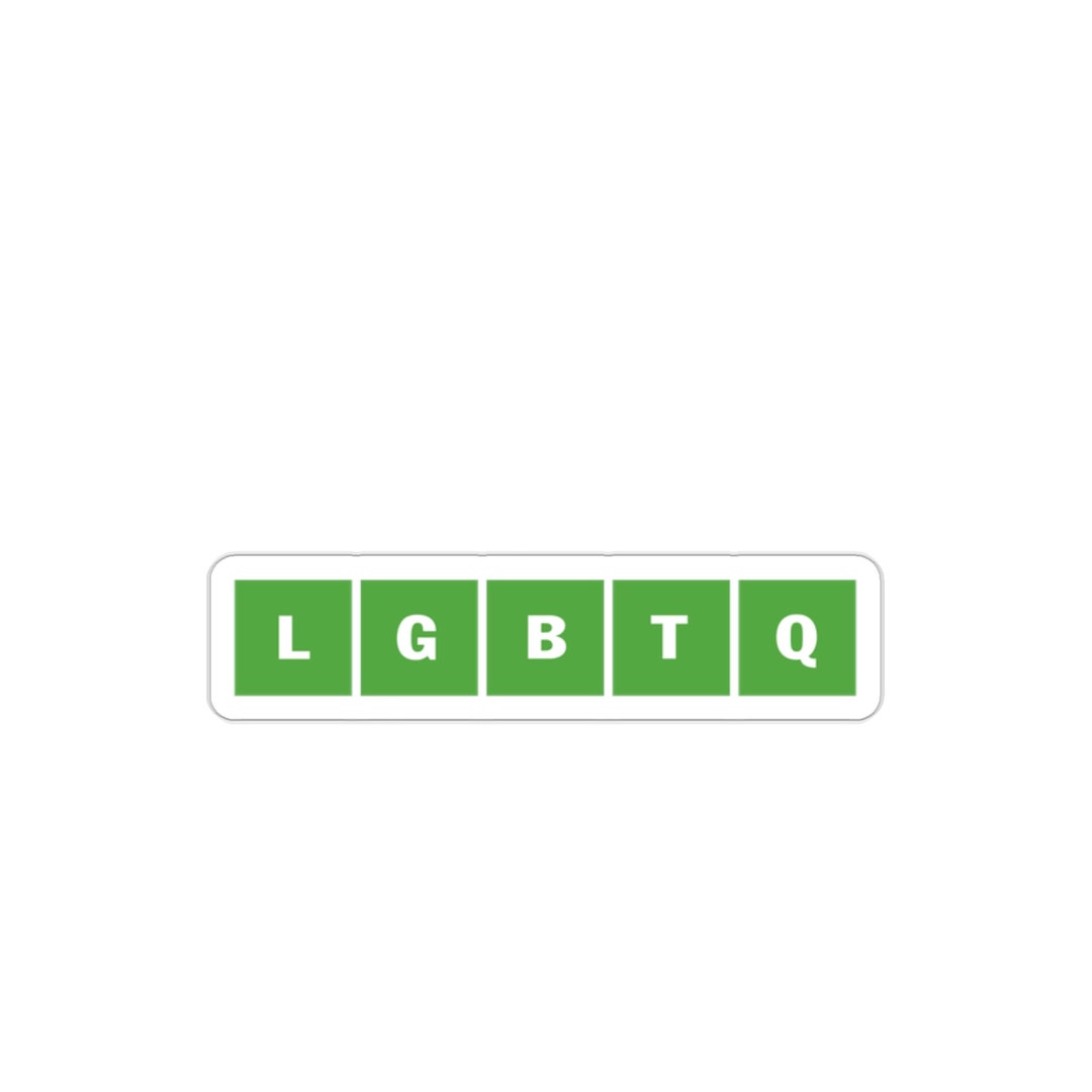 LGBTQ First Guess | Sticker Decal - Etsy