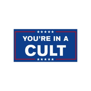 You're in A Cult | Bumper Sticker - Etsy