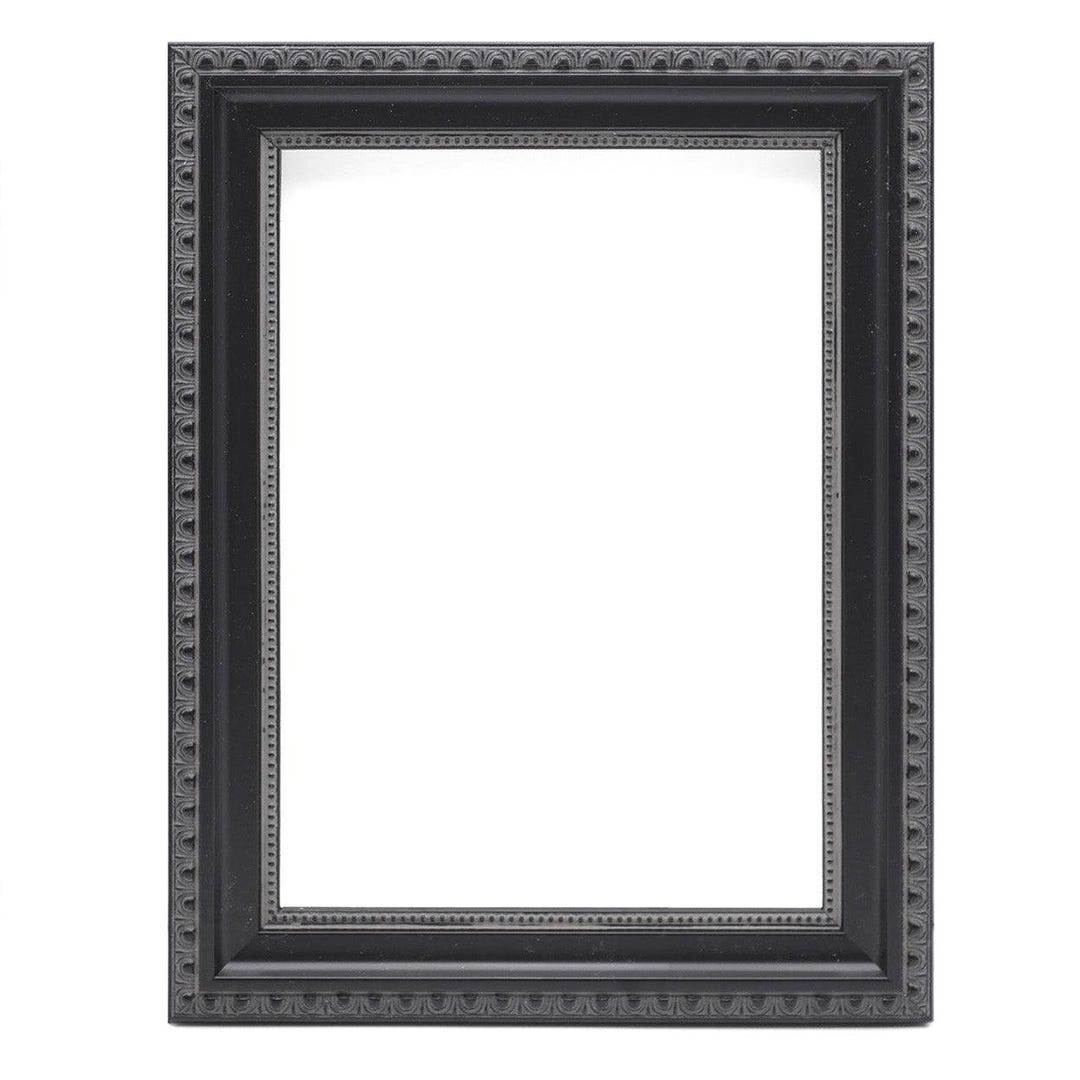 Black Bead Ornate Wood Picture Frame, Classic Frame, Handmade Custom ...