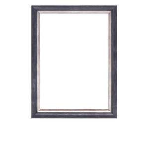 Red Blue Black Gold Wood Picture Frame, Handmade Custom Frame, Modern ...
